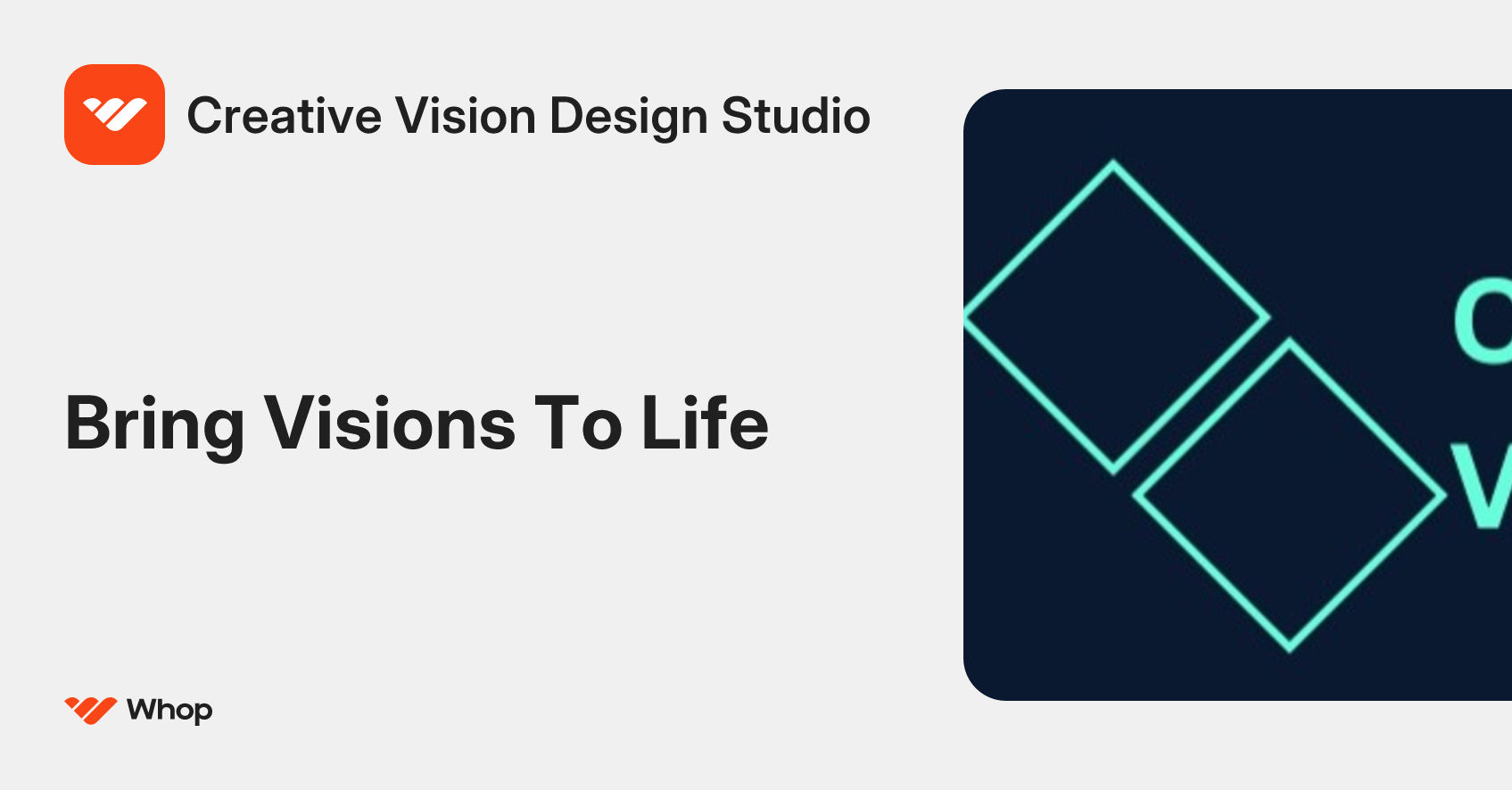 Creative Vision Design Studio Whop