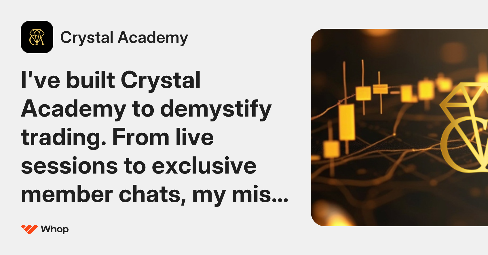 Crystal Academy | Whop