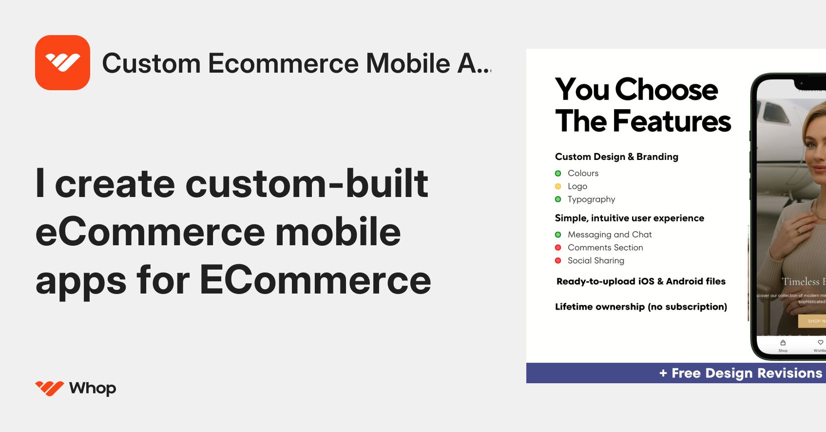 Custom Ecommerce Mobile App
