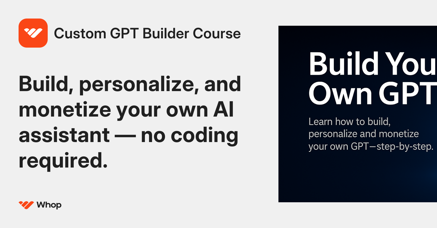 Custom GPT Builder Course | Whop