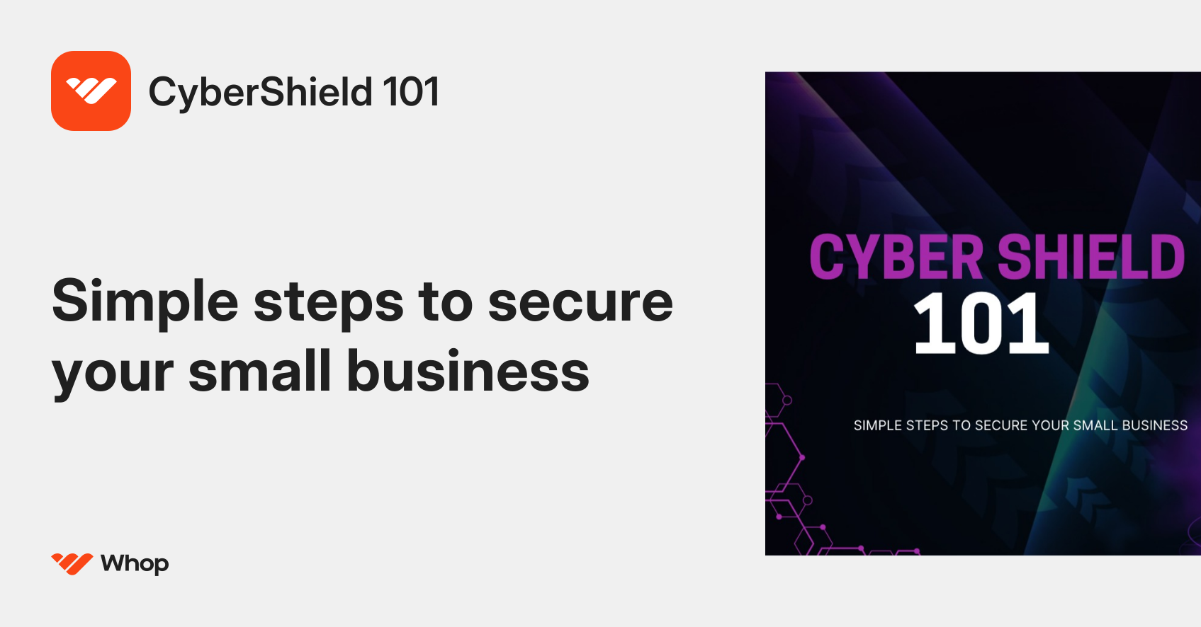 CyberShield 101 | Whop