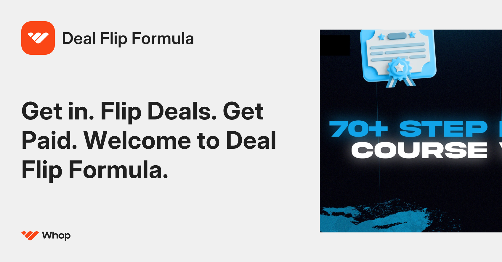 Deal Flip Formula | Whop