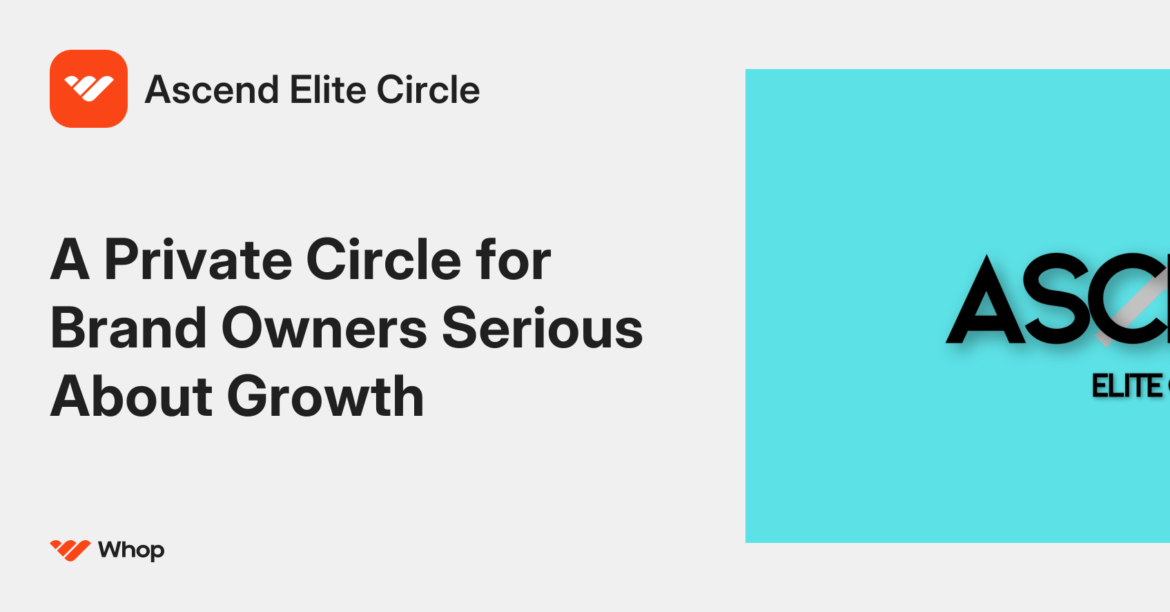 Ascend Elite Circle | Whop