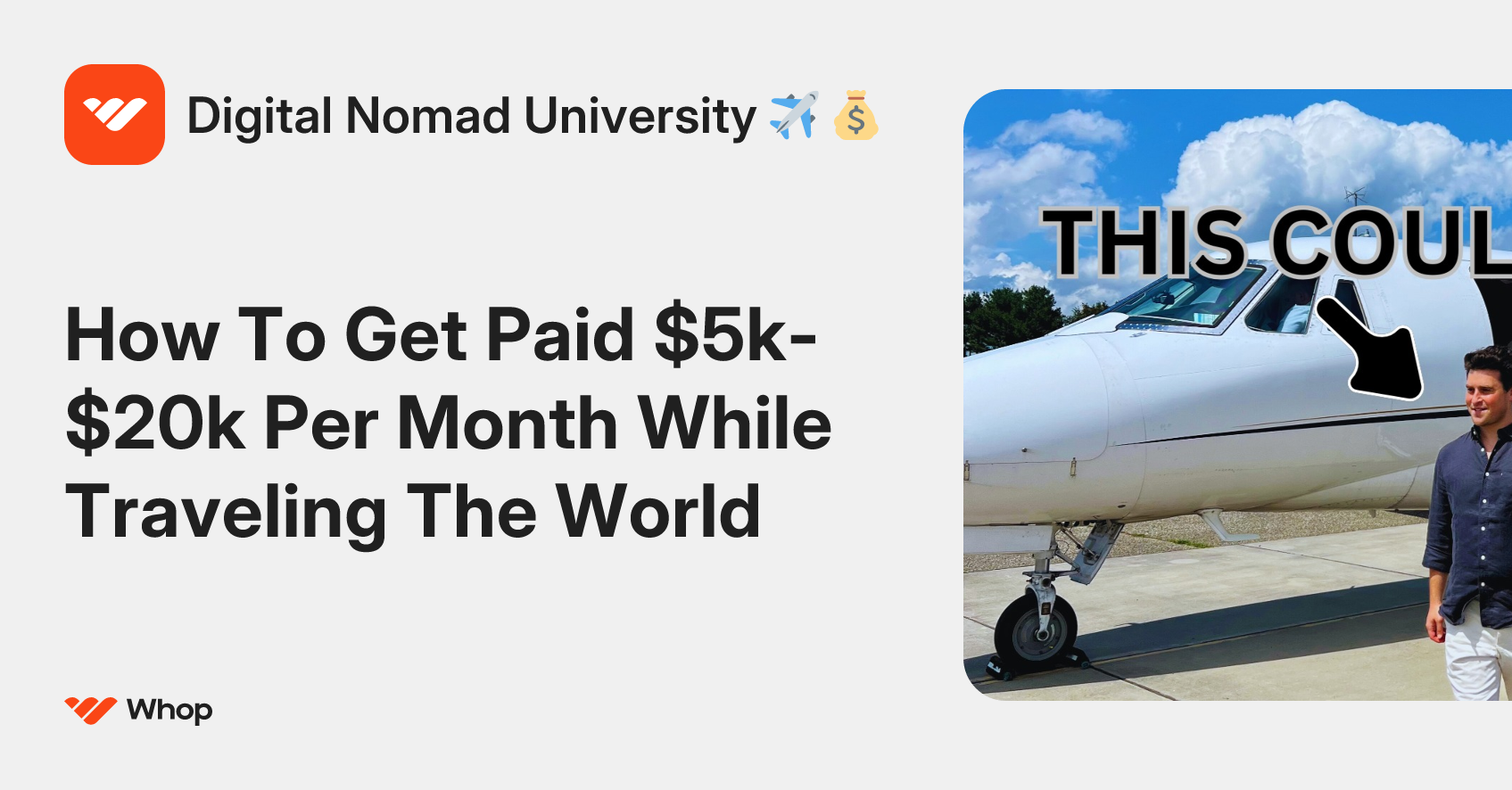 Digital Nomad University ️ 💰 | Whop