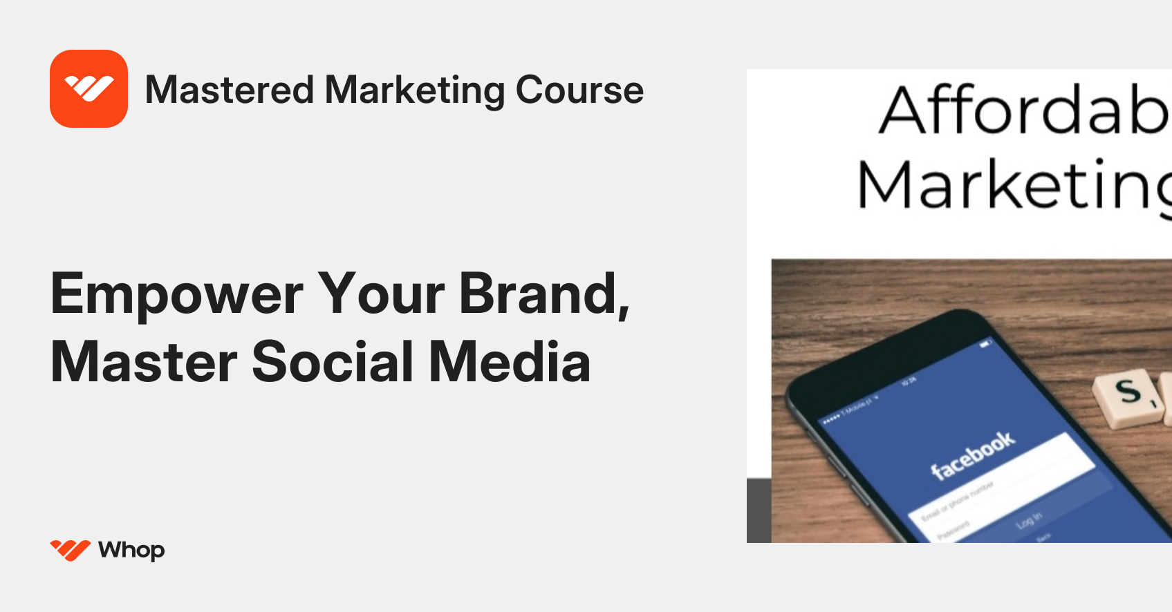 Mastered Marketing Course | Whop