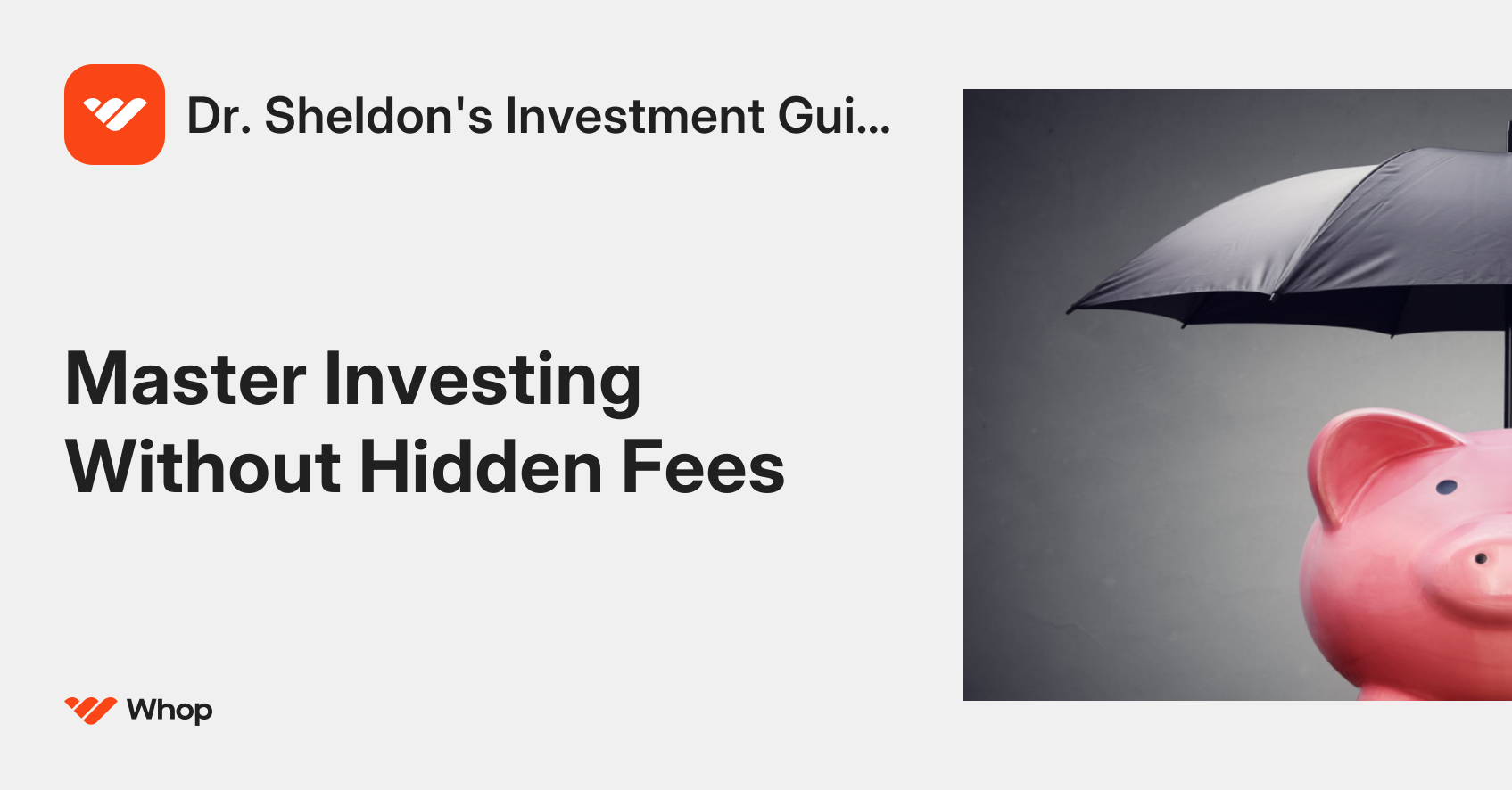 Dr. Sheldon's Investment Guide | Whop