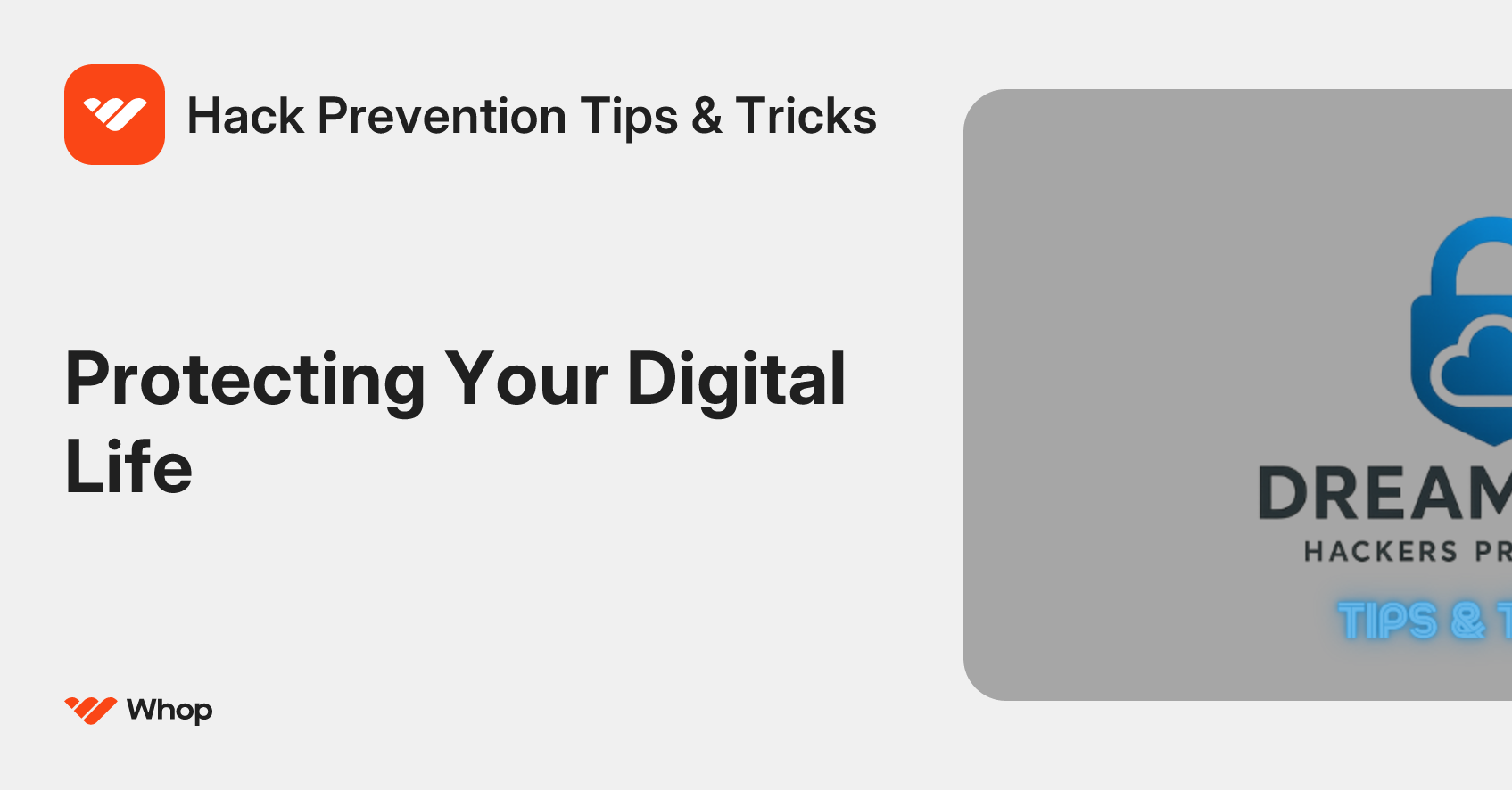Hack Prevention Tips & Tricks | Whop