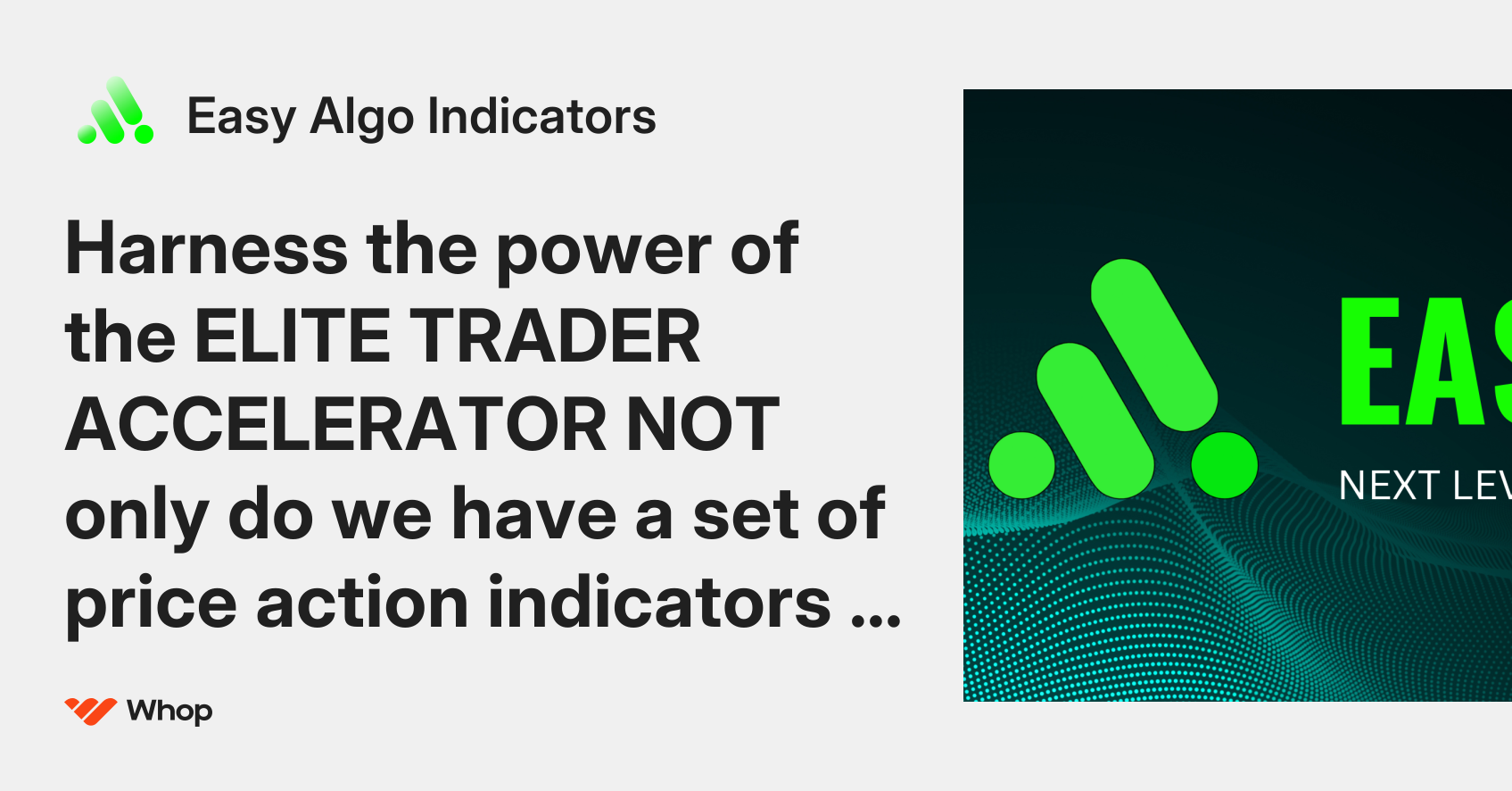 Easy Algo Indicators | Whop