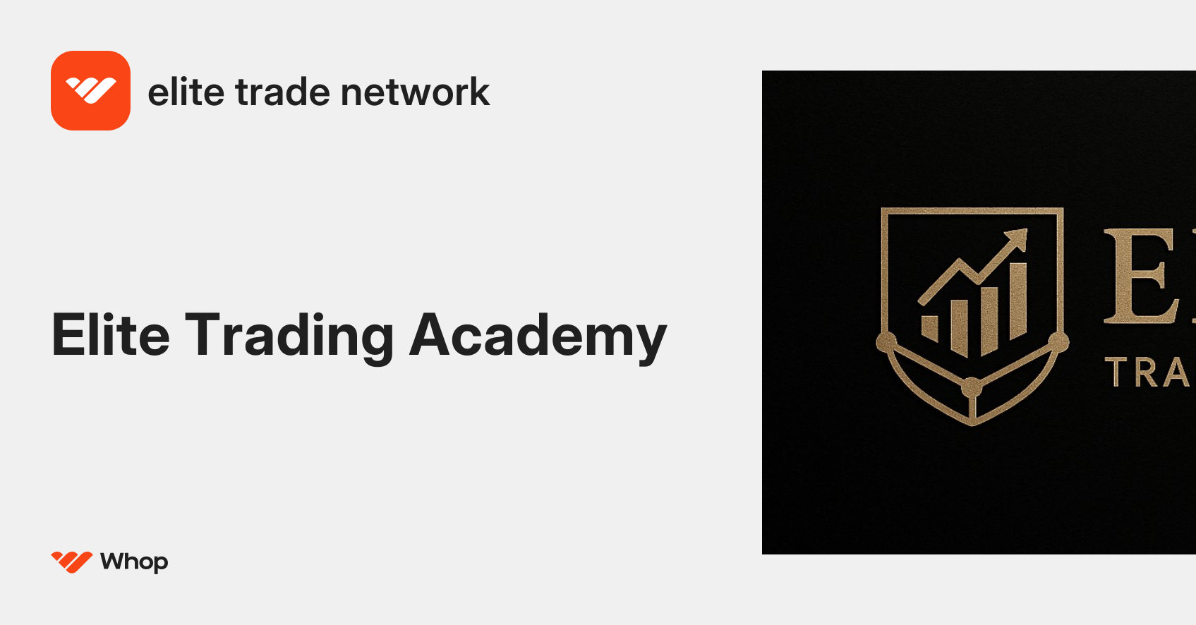 elite trade network | Whop