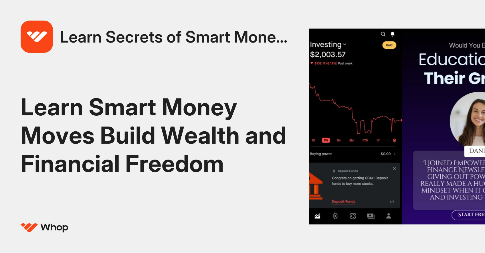 Learn Secrets of Smart Money💡 | Whop