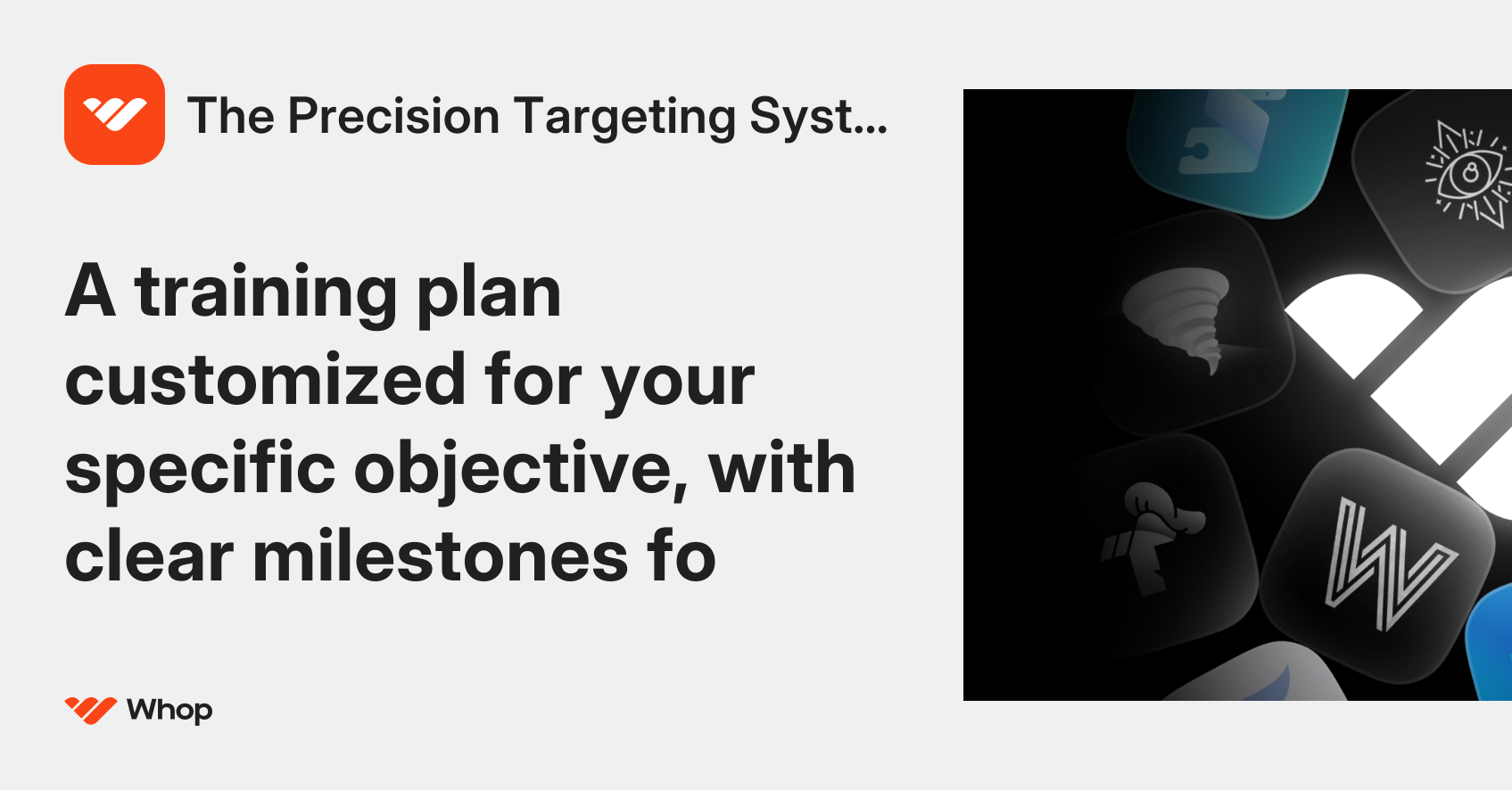 The Precision Targeting System | Whop