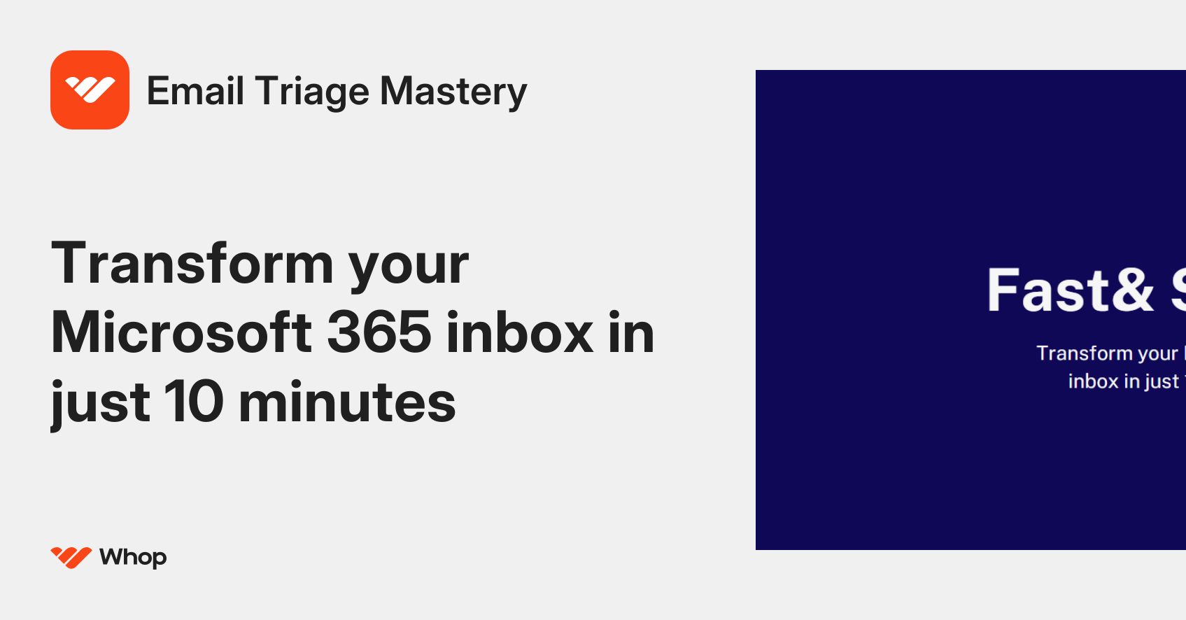 Email Triage Mastery | Whop