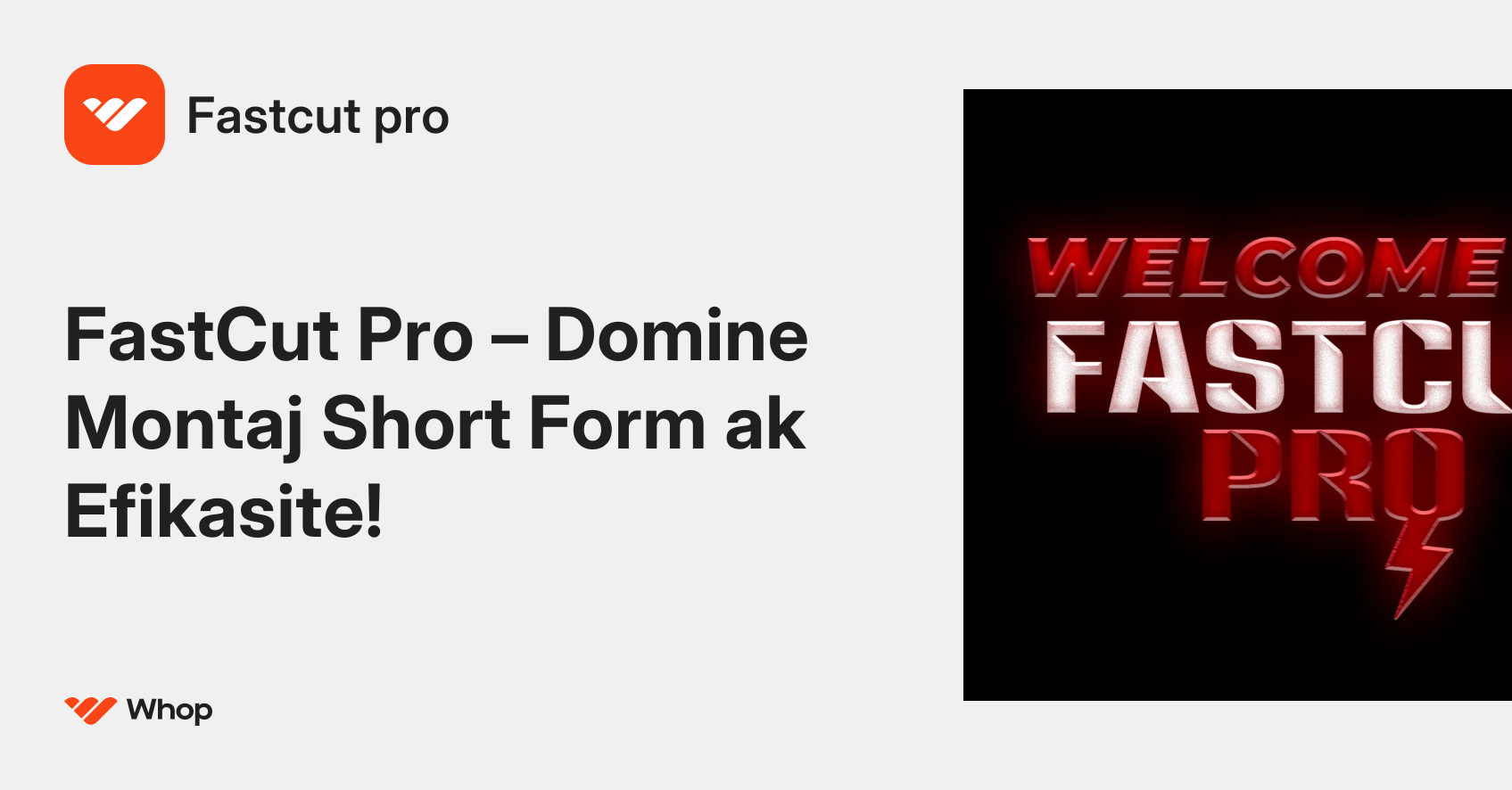 Fastcut pro | Whop