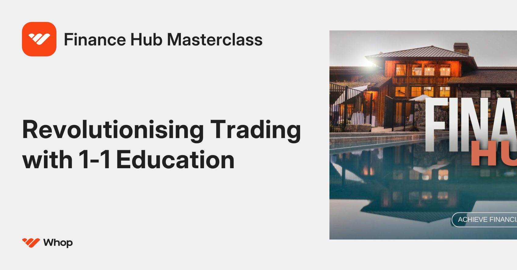 Finance Hub Masterclass | Whop