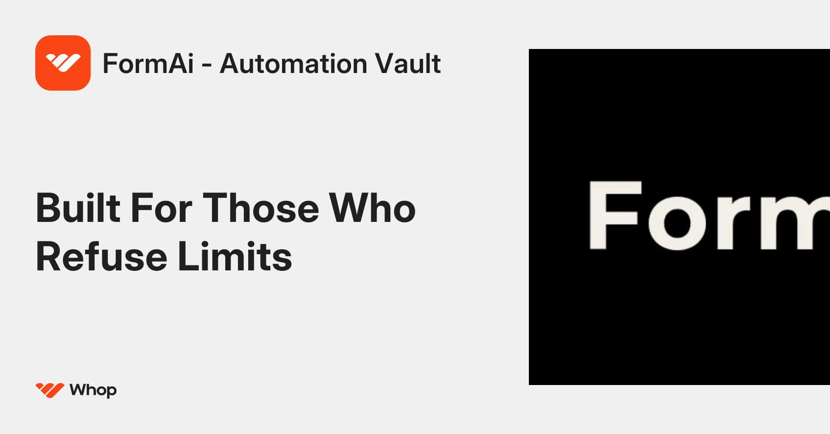 FormAi - Automation Vault | Whop
