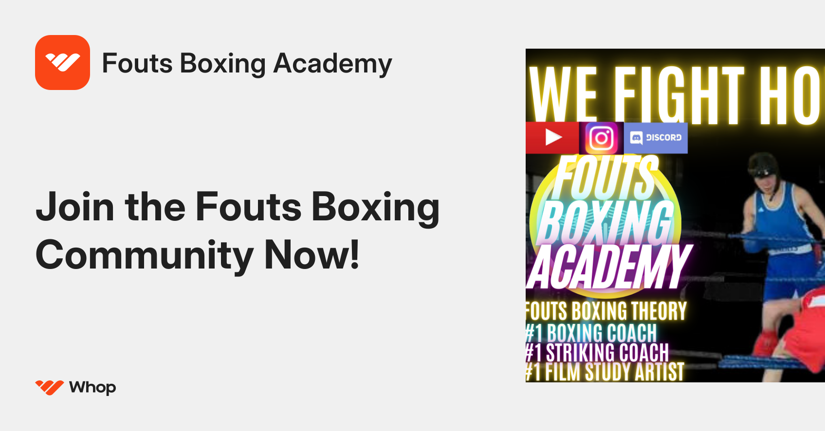 Fouts Boxing Academy | Whop