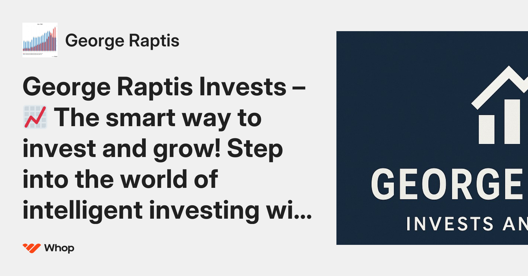 George Raptis | Whop