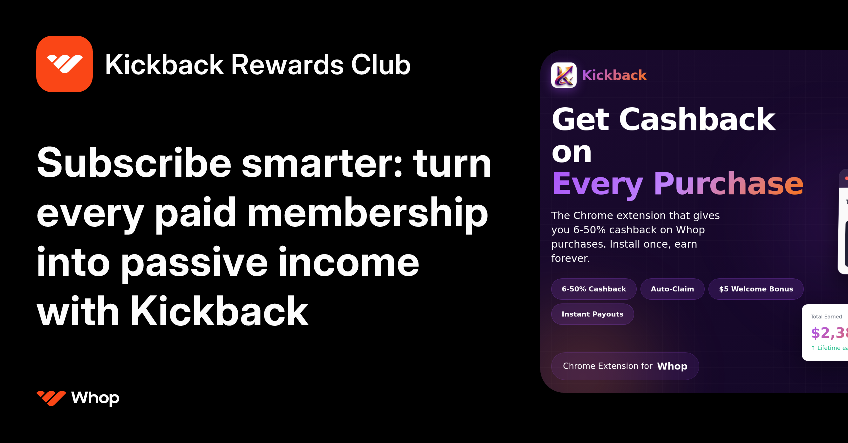 Kickback Rewards Club | Whop