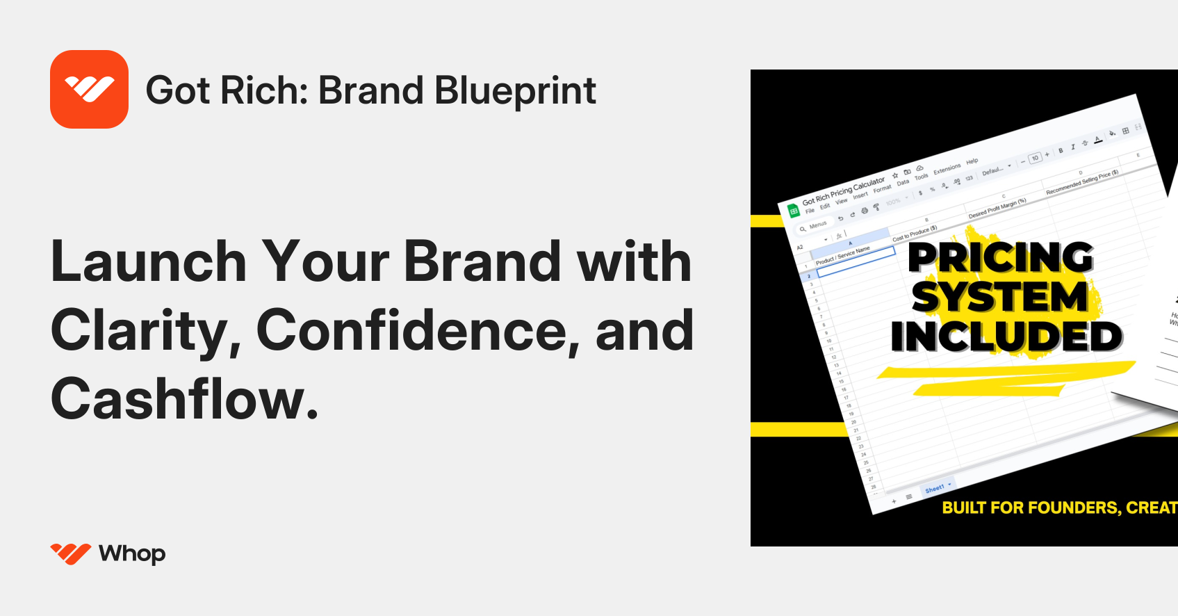 Got Rich: Brand Blueprint | Whop