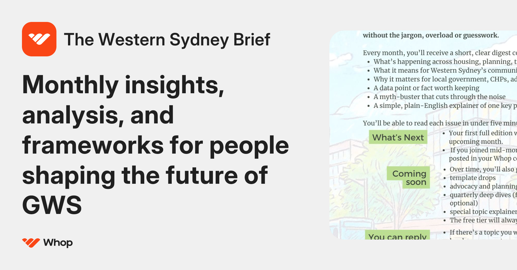 The Western Sydney Brief | Whop