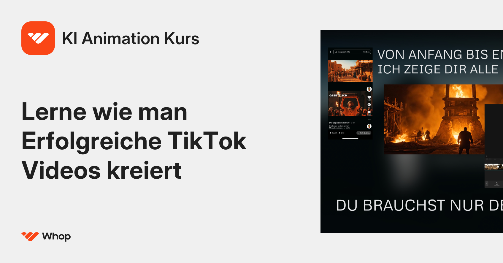 KI Animation Kurs | Whop