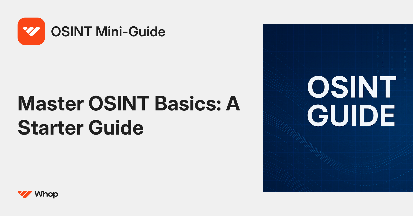 OSINT Mini-Guide