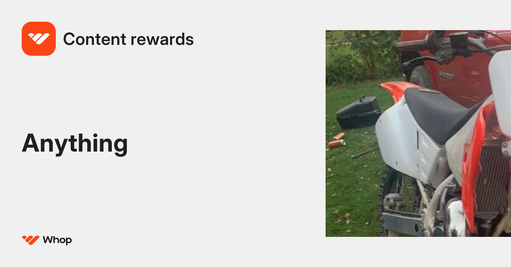 Content rewards | Whop