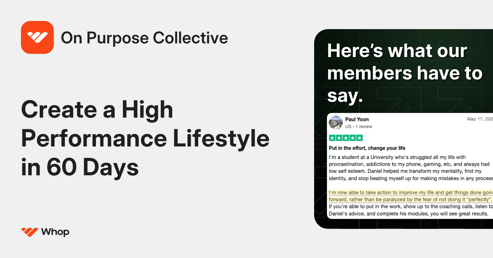 On Purpose Collective | Whop