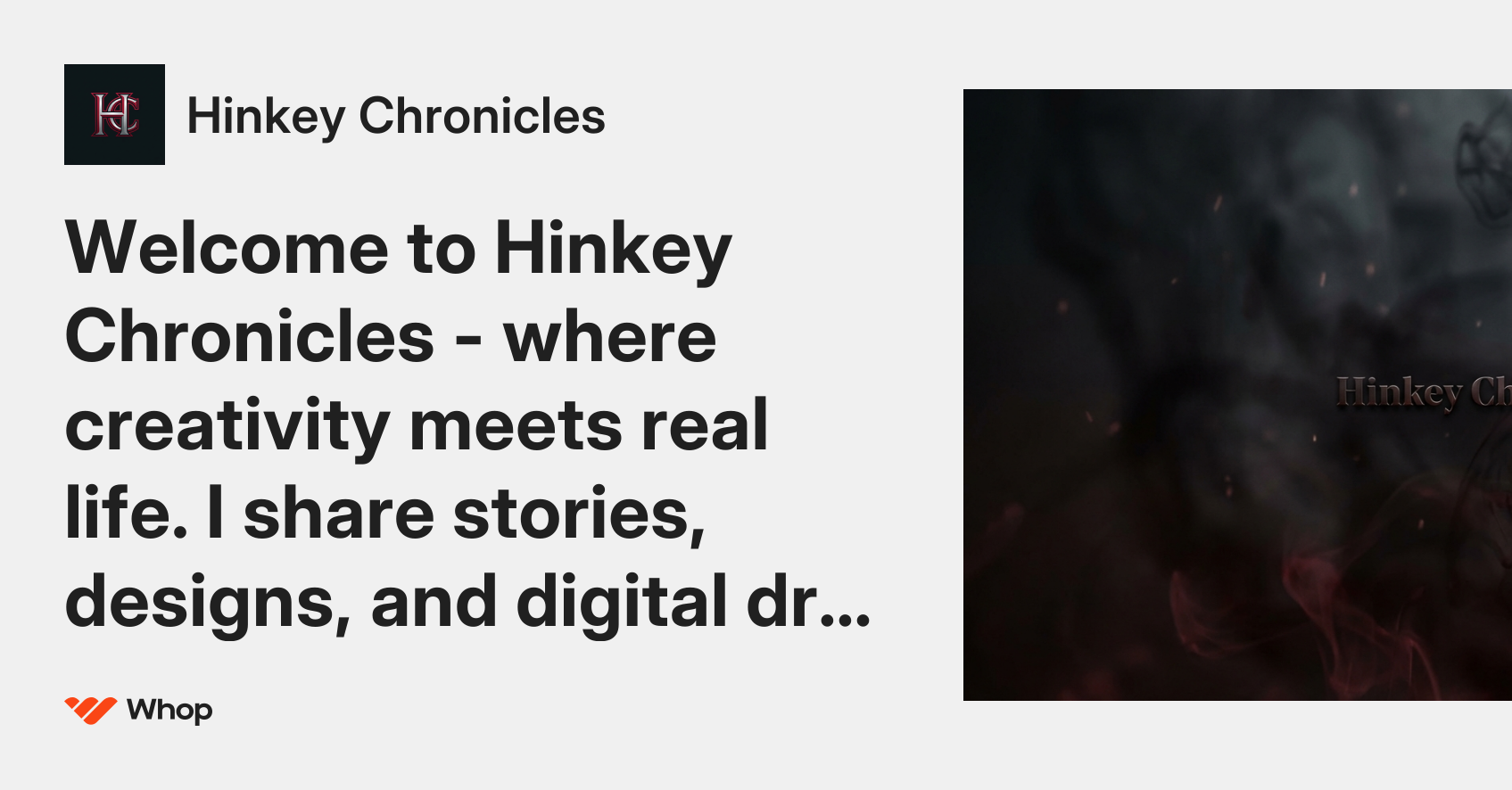 Hinkey Chronicles | Whop