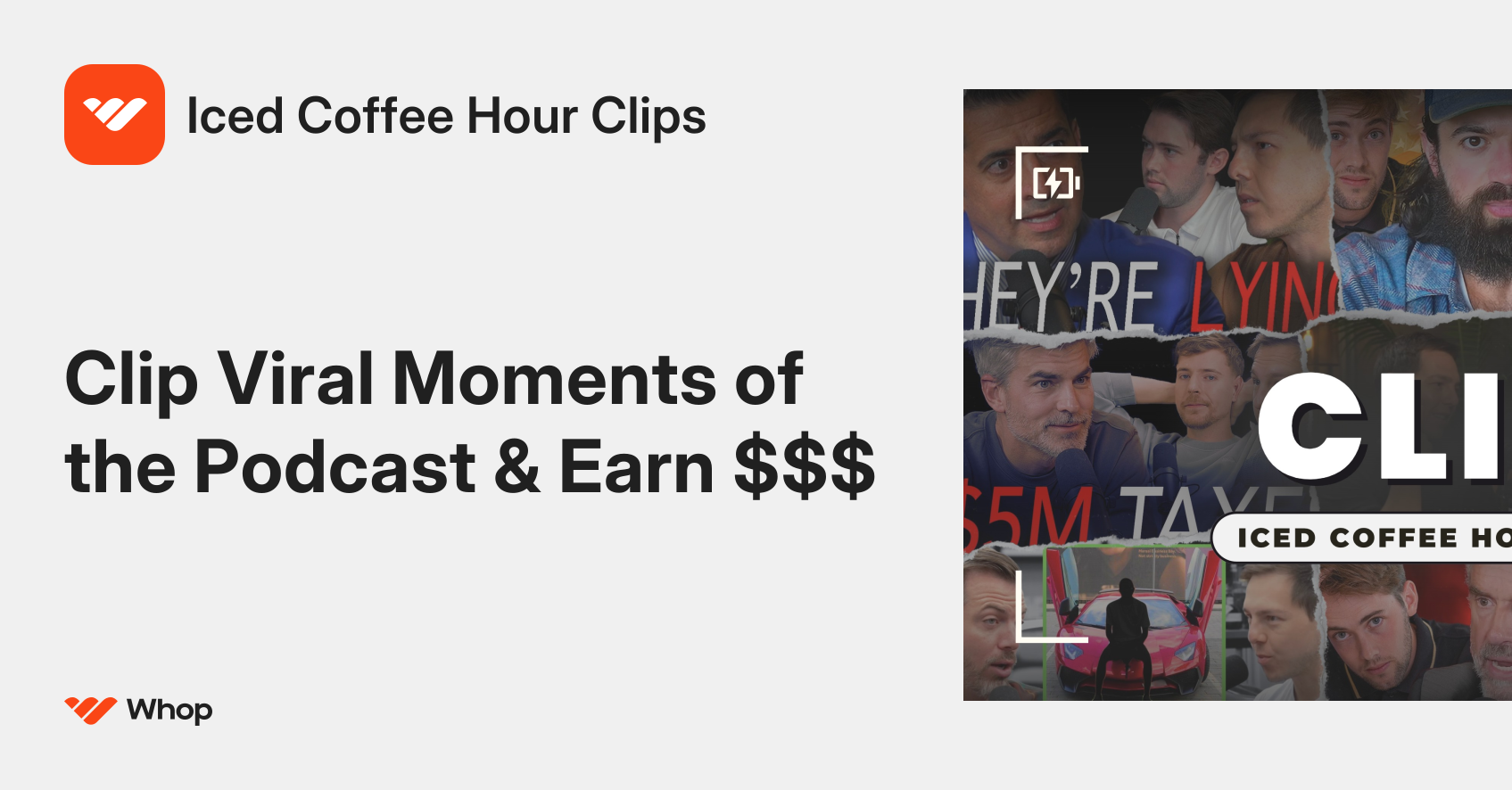 Iced Coffee Hour Clips | Whop