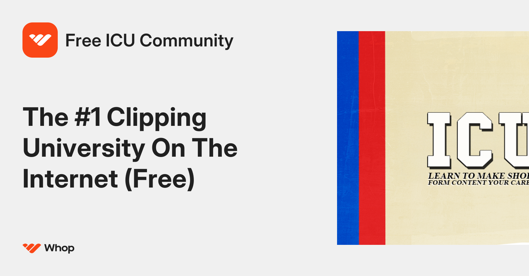 Free ICU Community | Whop