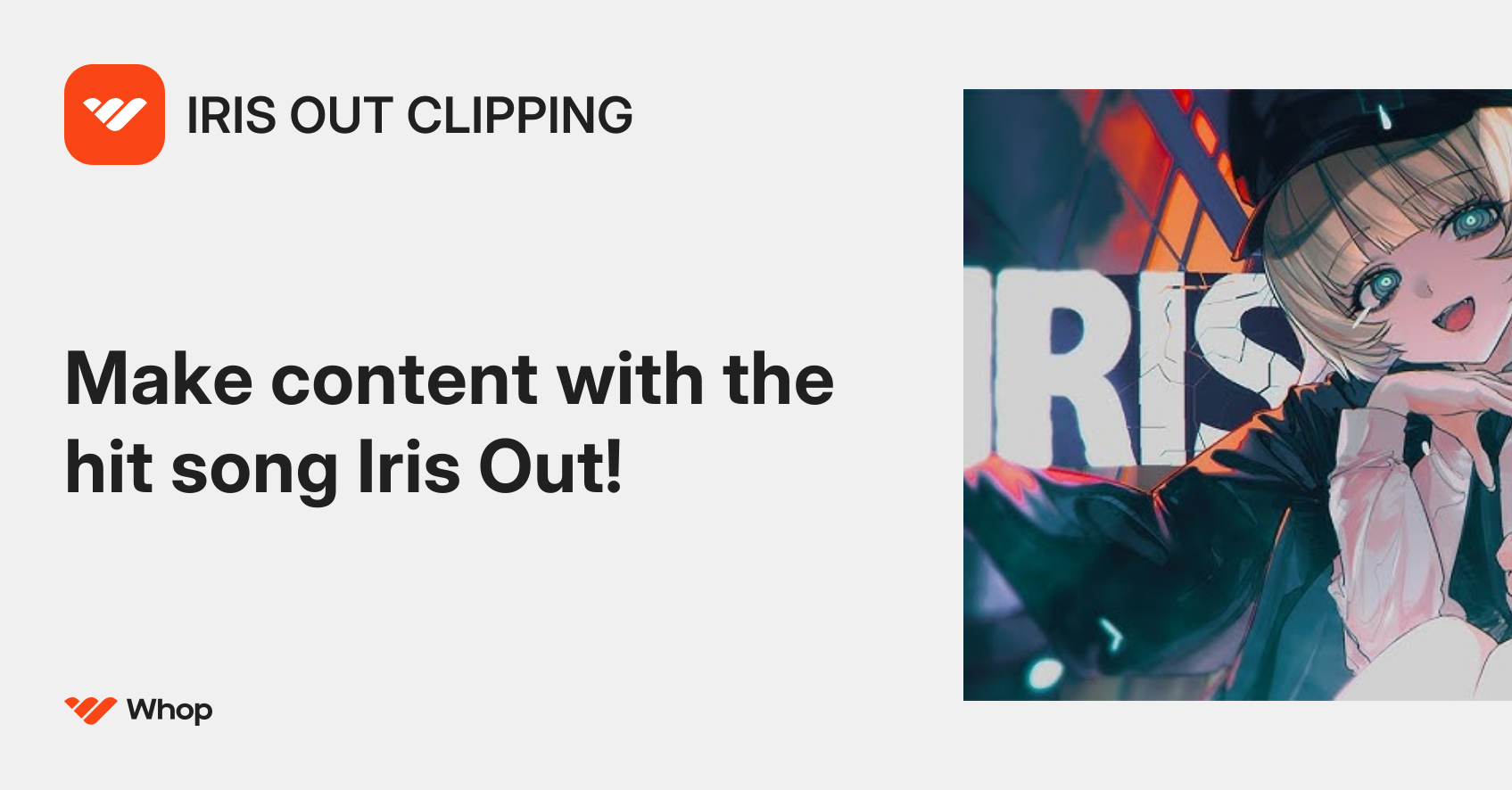 IRIS OUT CLIPPING | Whop