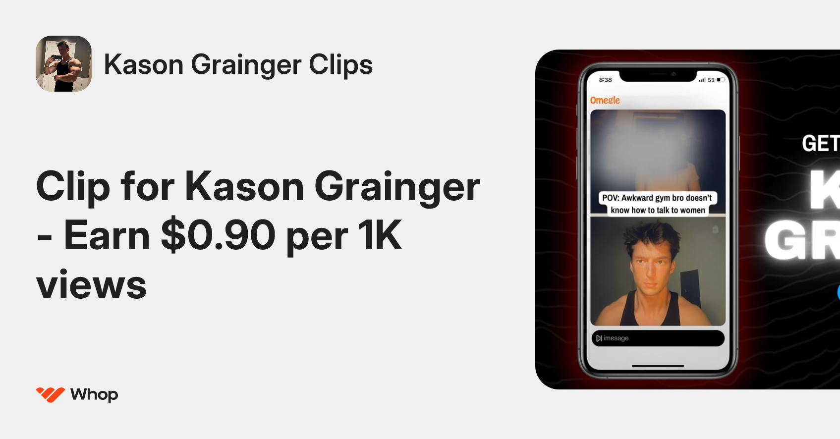 Kason Grainger Clips | Whop