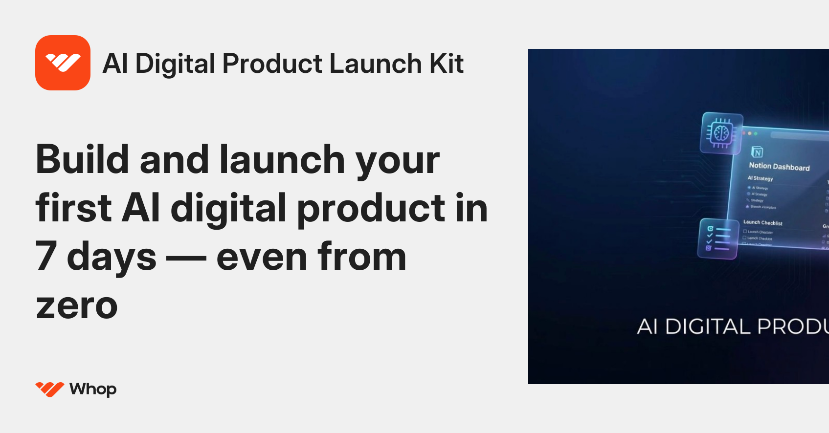 AI Digital Product Launch Kit | Whop