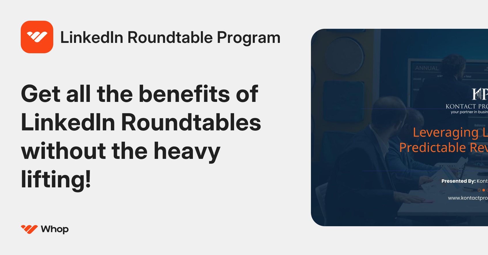 LinkedIn Roundtable Program