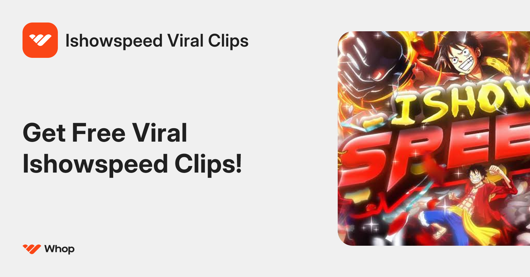 Ishowspeed Viral Clips | Whop