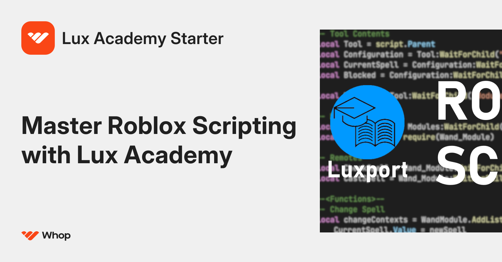 Lux Academy Starter | Whop