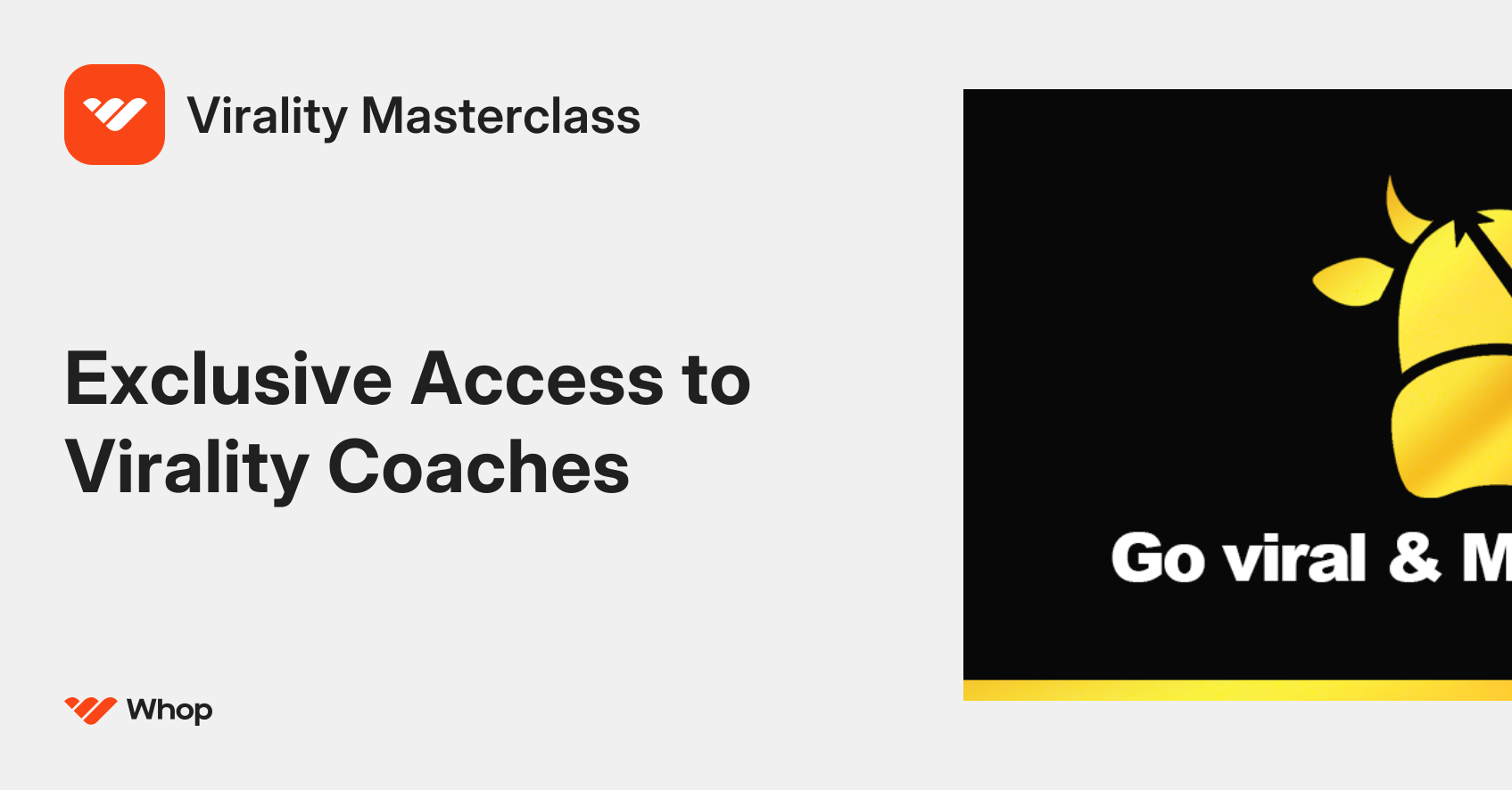 Virality Masterclass | Whop