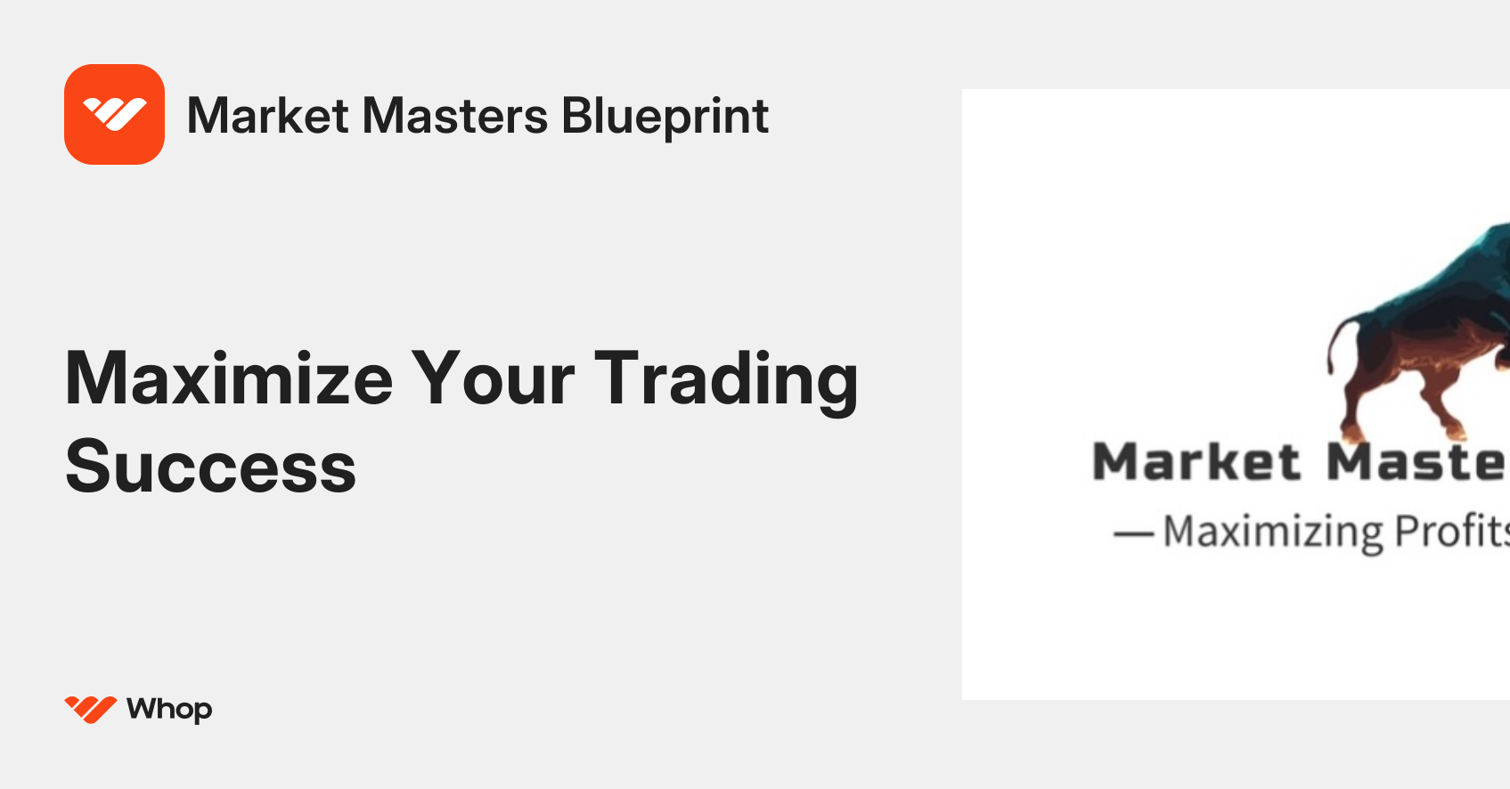 Market Masters Blueprint | Whop
