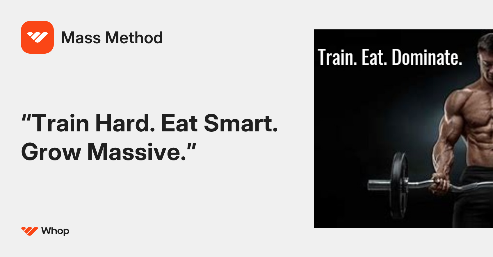 Mass Method | Whop