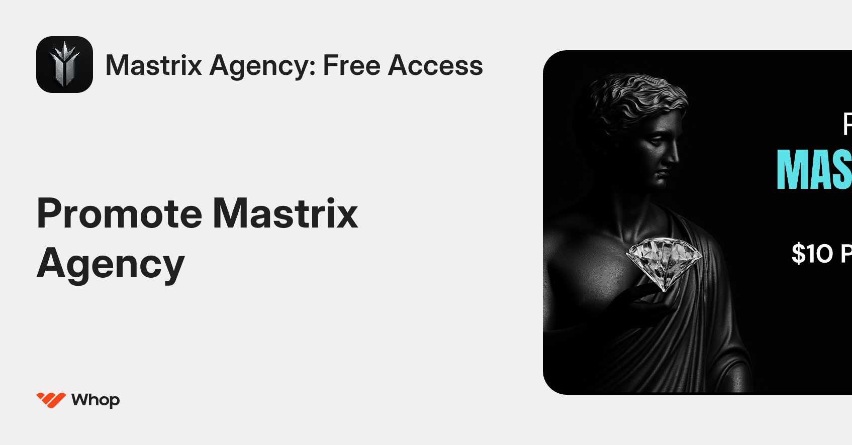Mastrix Agency: Free Access | Whop