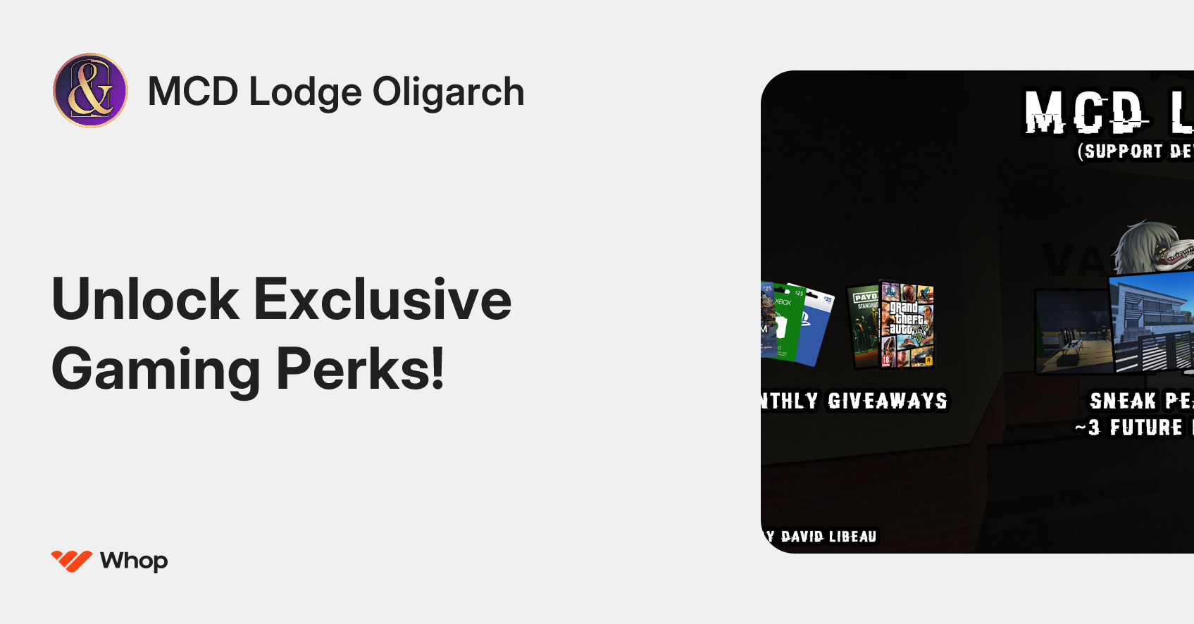 MCD Lodge Oligarch | Whop
