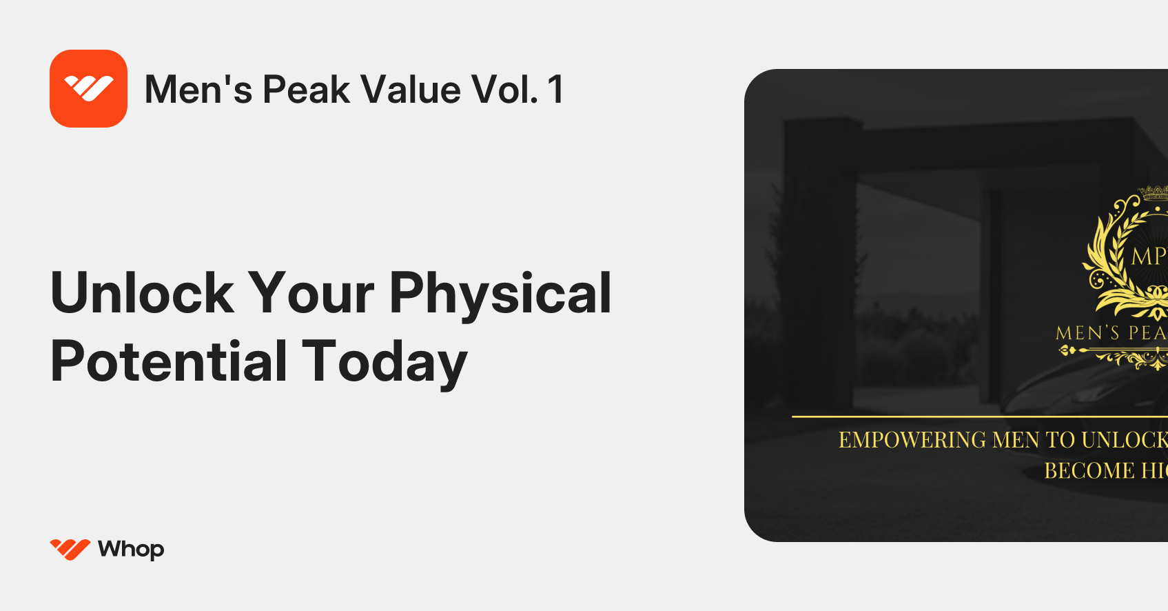 Men's Peak Value Vol. 1 | Whop