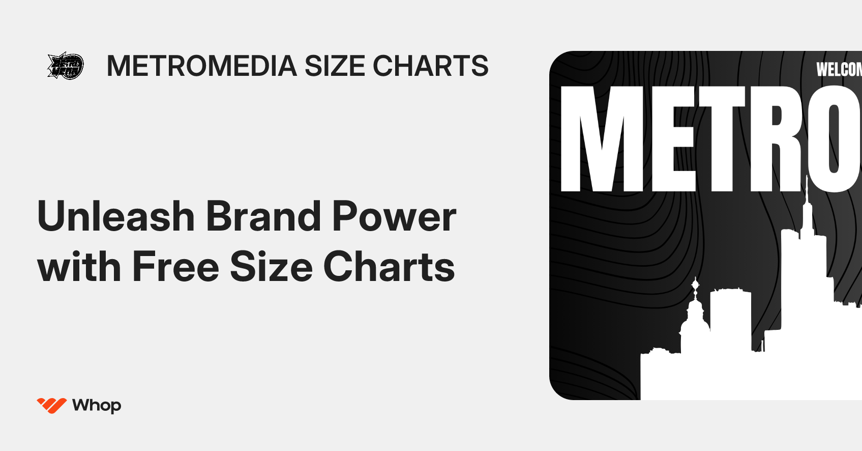 METROMEDIA SIZE CHARTS | Whop