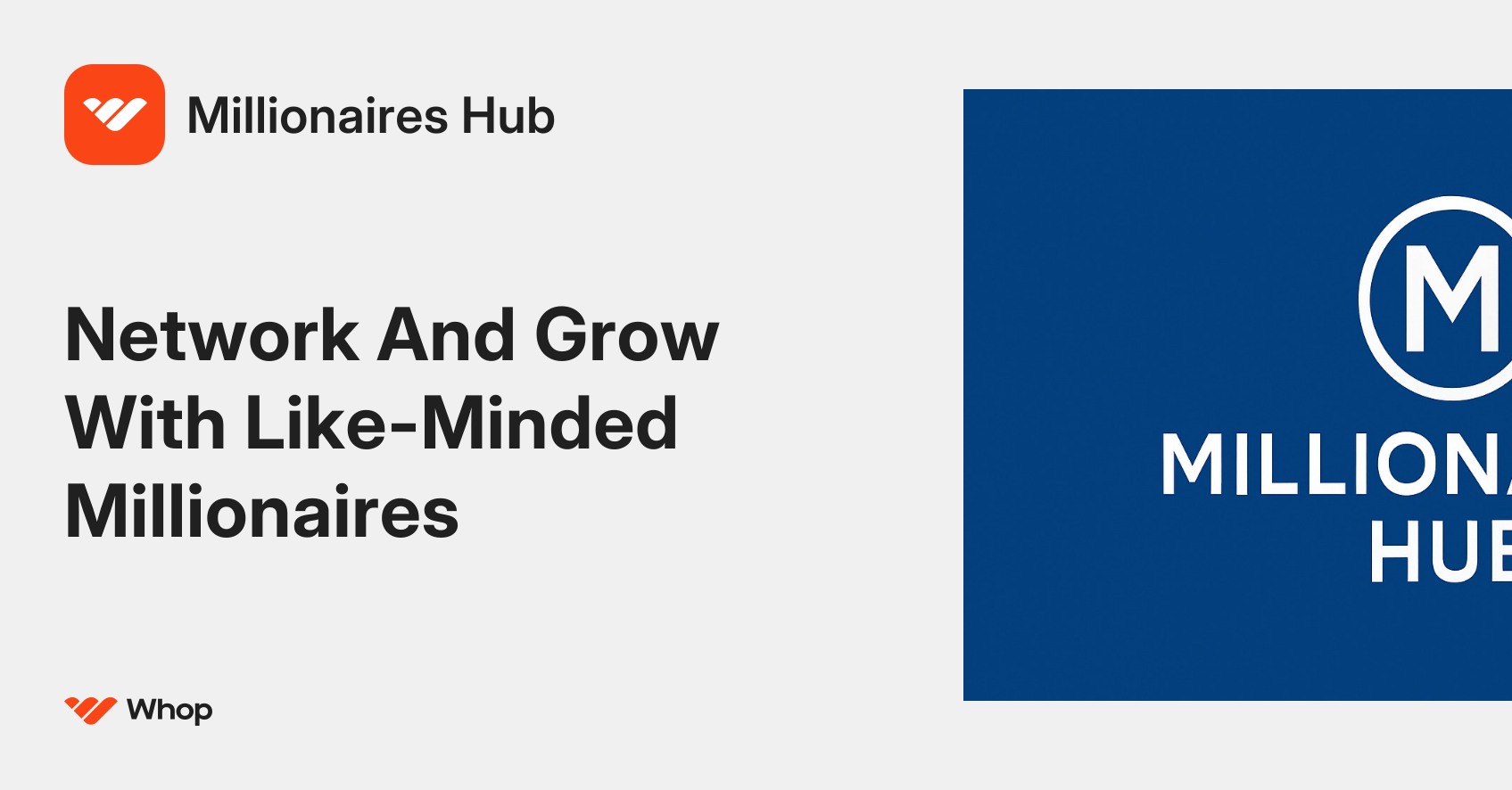 Millionaires Hub | Whop