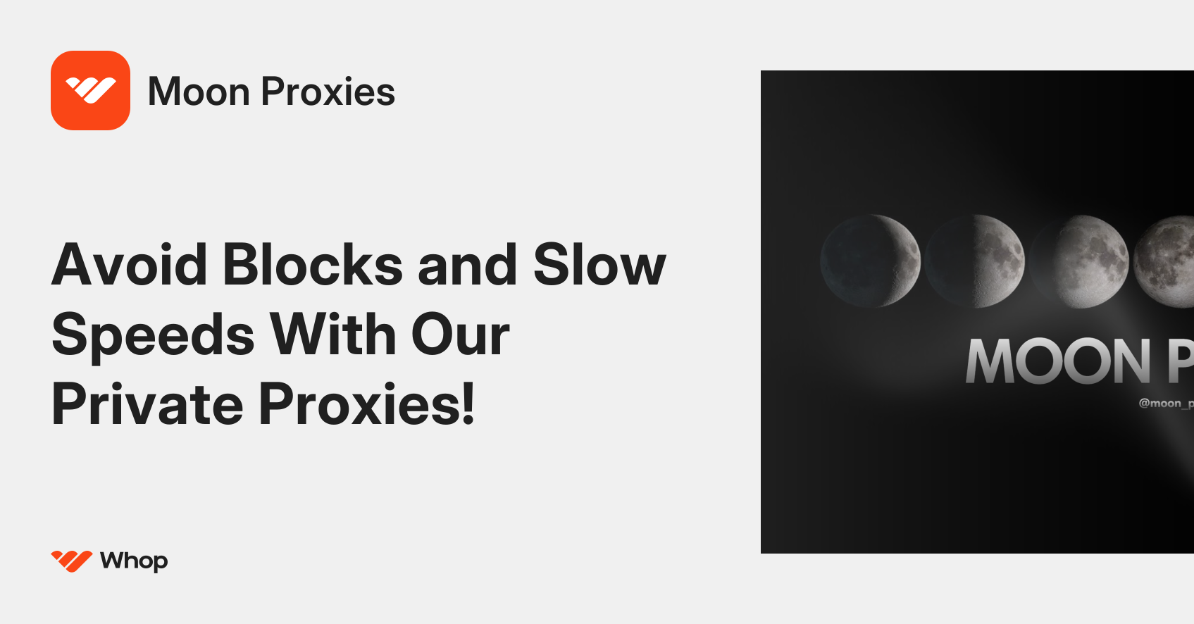 Moon Proxies | Whop
