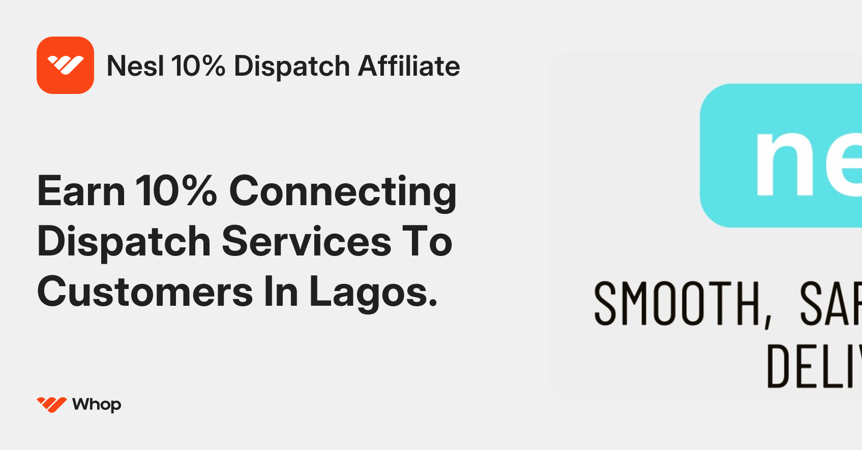 Nesl 10% Dispatch Affiliate | Whop