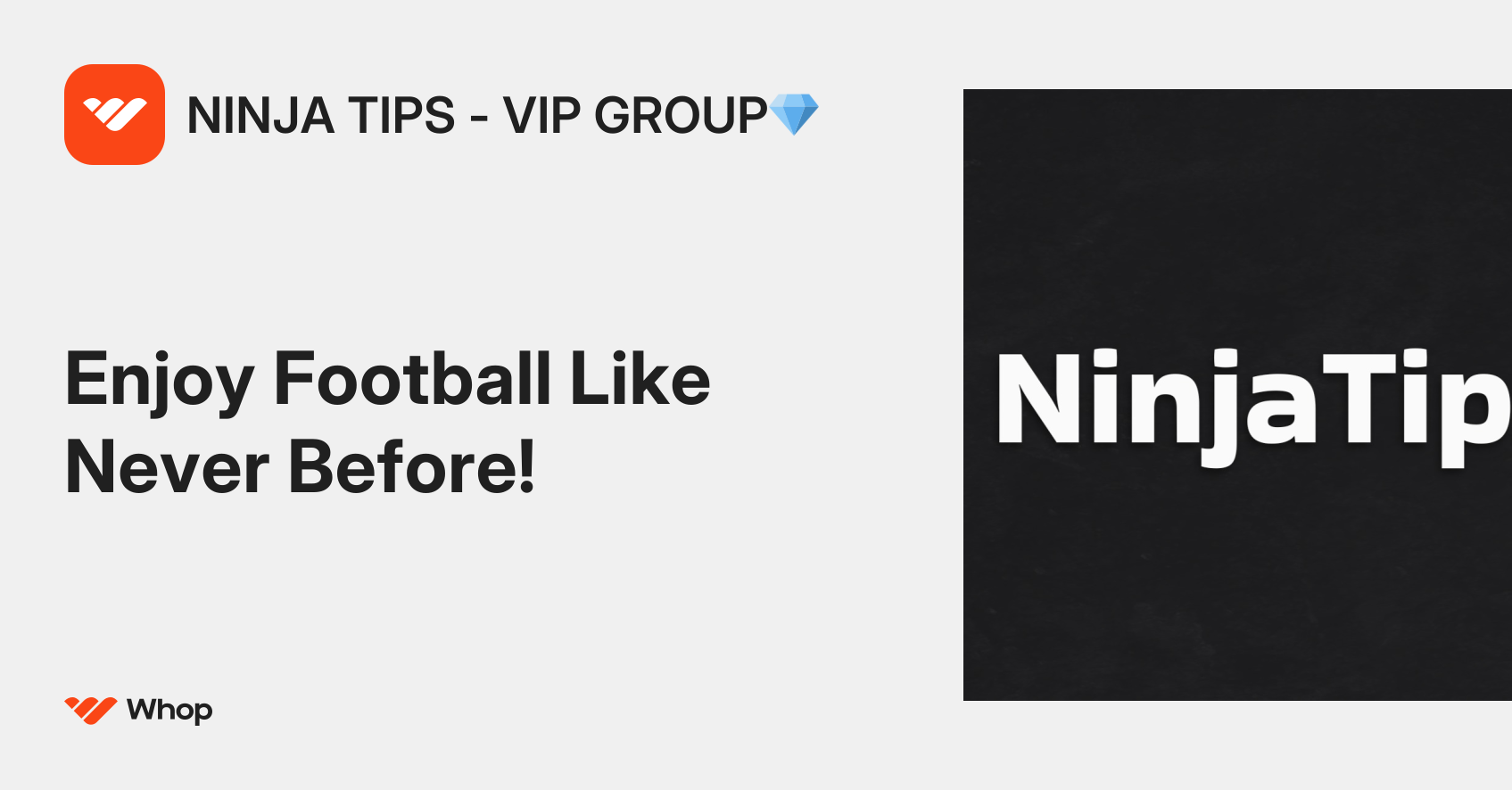 NINJA TIPS - VIP GROUP💎 | Whop
