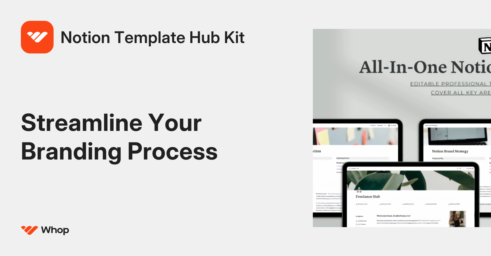 Notion Template Hub Kit | Whop