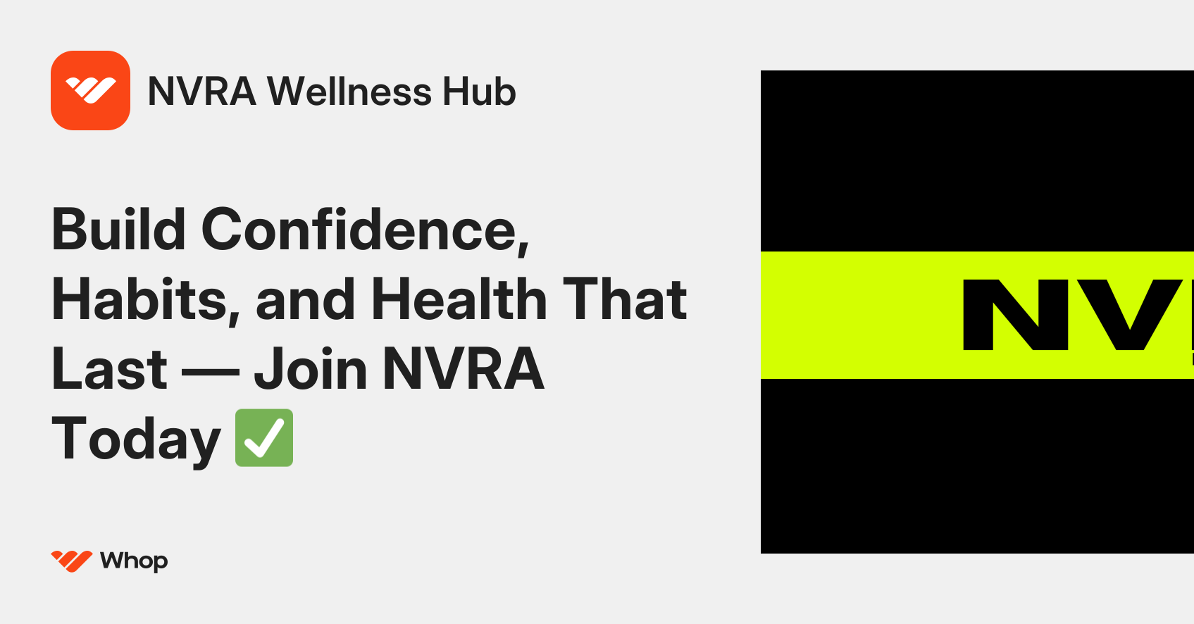 NVRA Wellness Hub | Whop